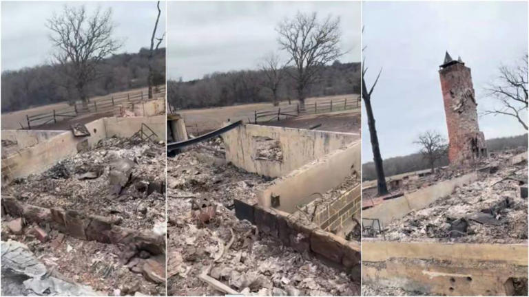 Governor’s ranch home among those destroyed in Oklahoma wildfires