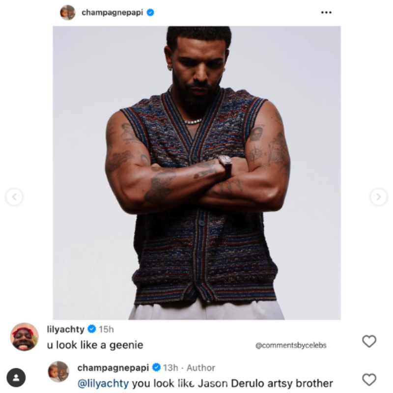 Drake Claps Back at Rapper After Getting Trolled for Unique Look