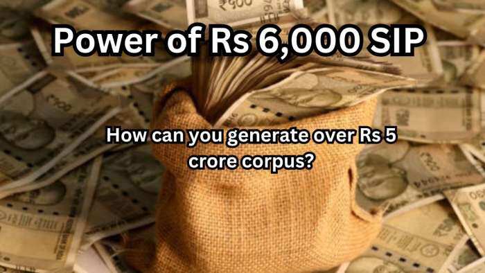 Power of Rs 6,000 SIP: How can you generate over Rs 5 crore corpus with ...