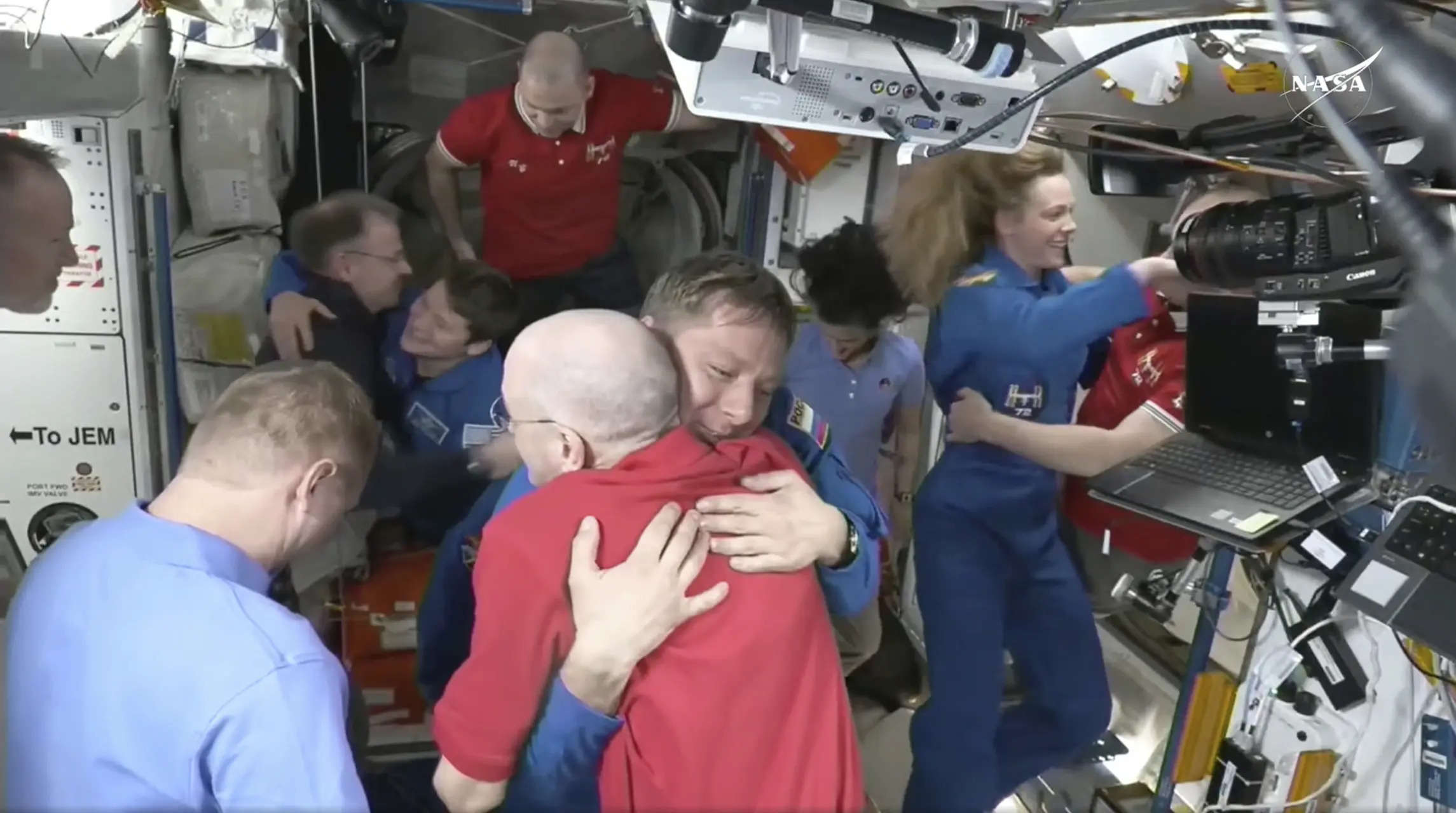 Sunita Williams' return: Hugs, handshakes as NASA's stuck astronauts ...