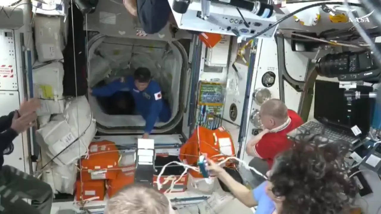 'All The Hugs' at ISS as Sunita Williams, Butch Wilmore Welcome NASA ...