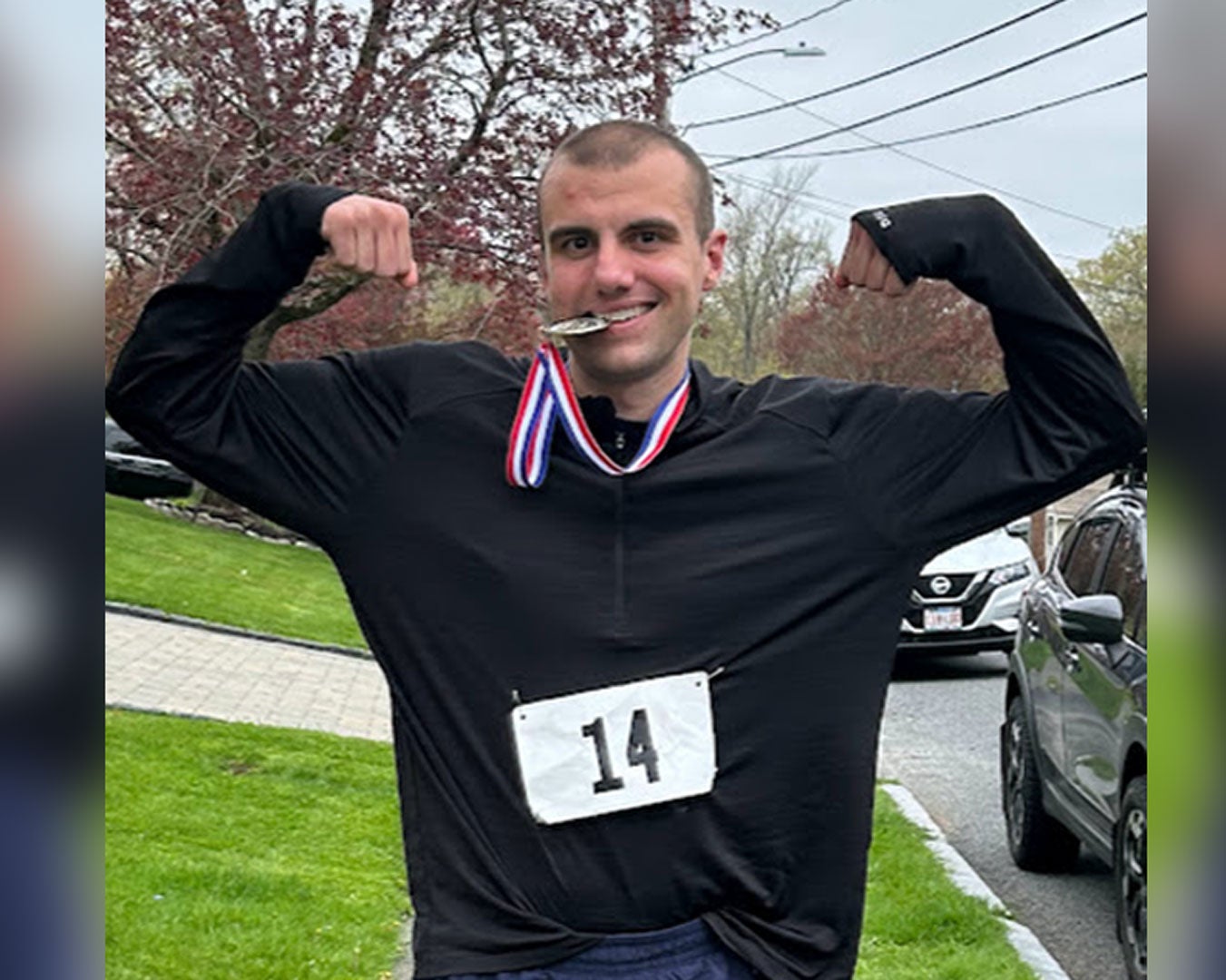 He’s running Boston to honor the resilience of his legally blind ...