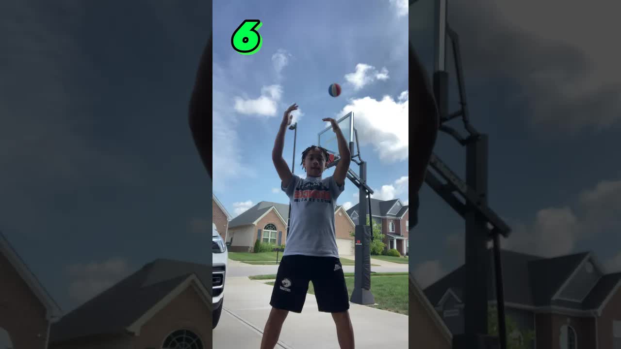 Basketball Shooting Practice: 7 Shots