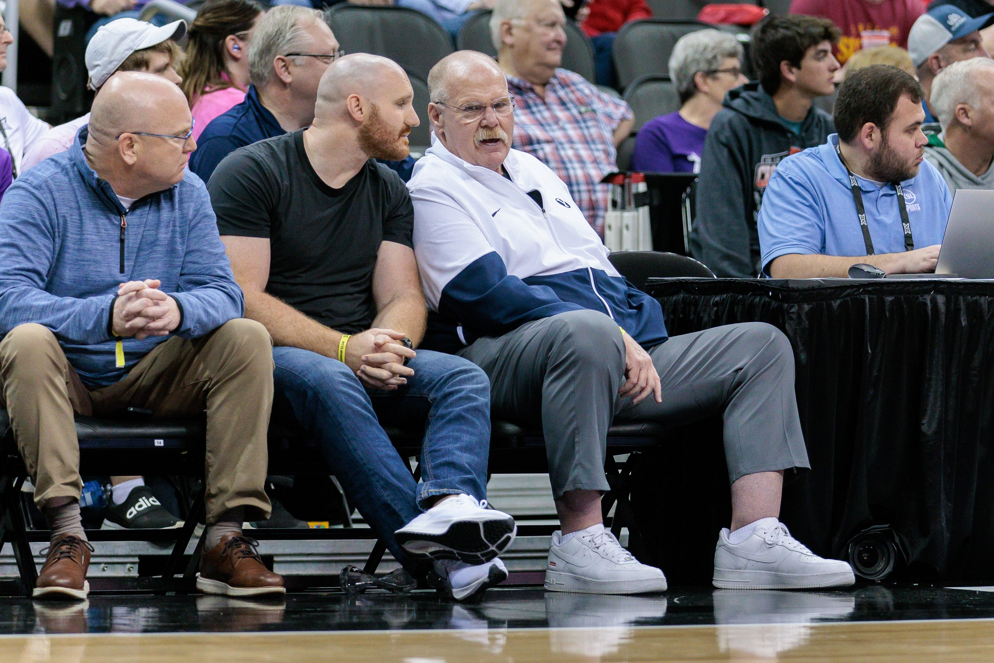 Kansas City Chiefs HC Andy Reid supports BYU during March Madness