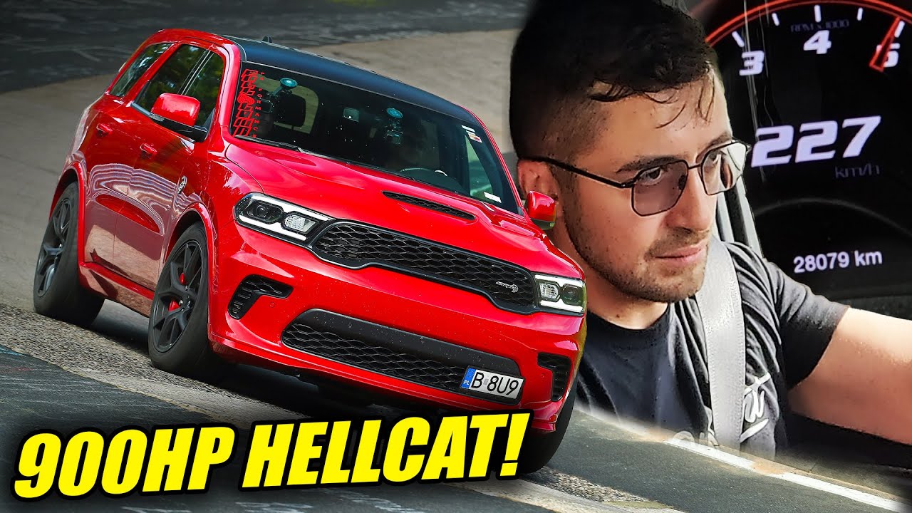 900HP Dodge Durango SRT Hellcat Goes Wild on the Nürburgring! 🔥🏁