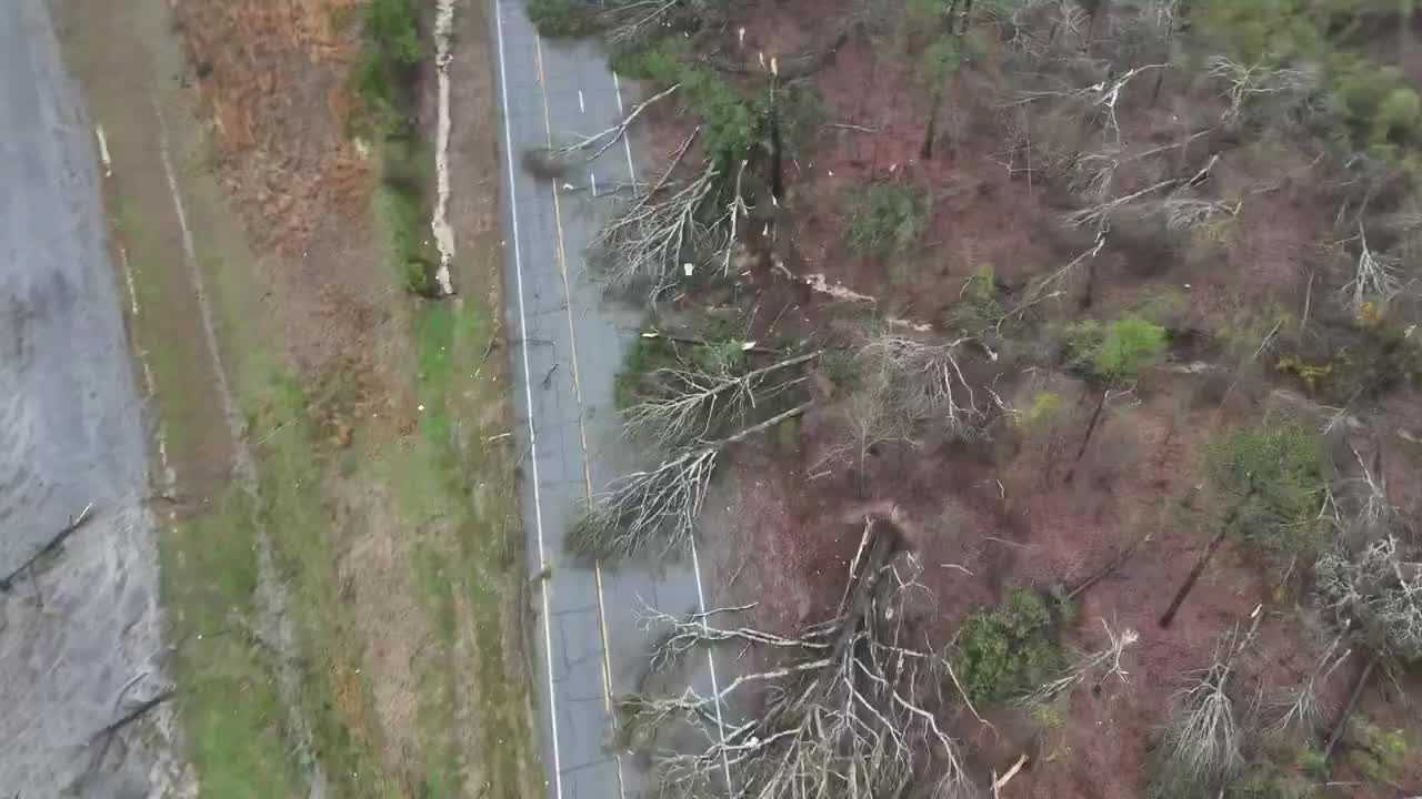 Tracking potential tornado damage across Alabama