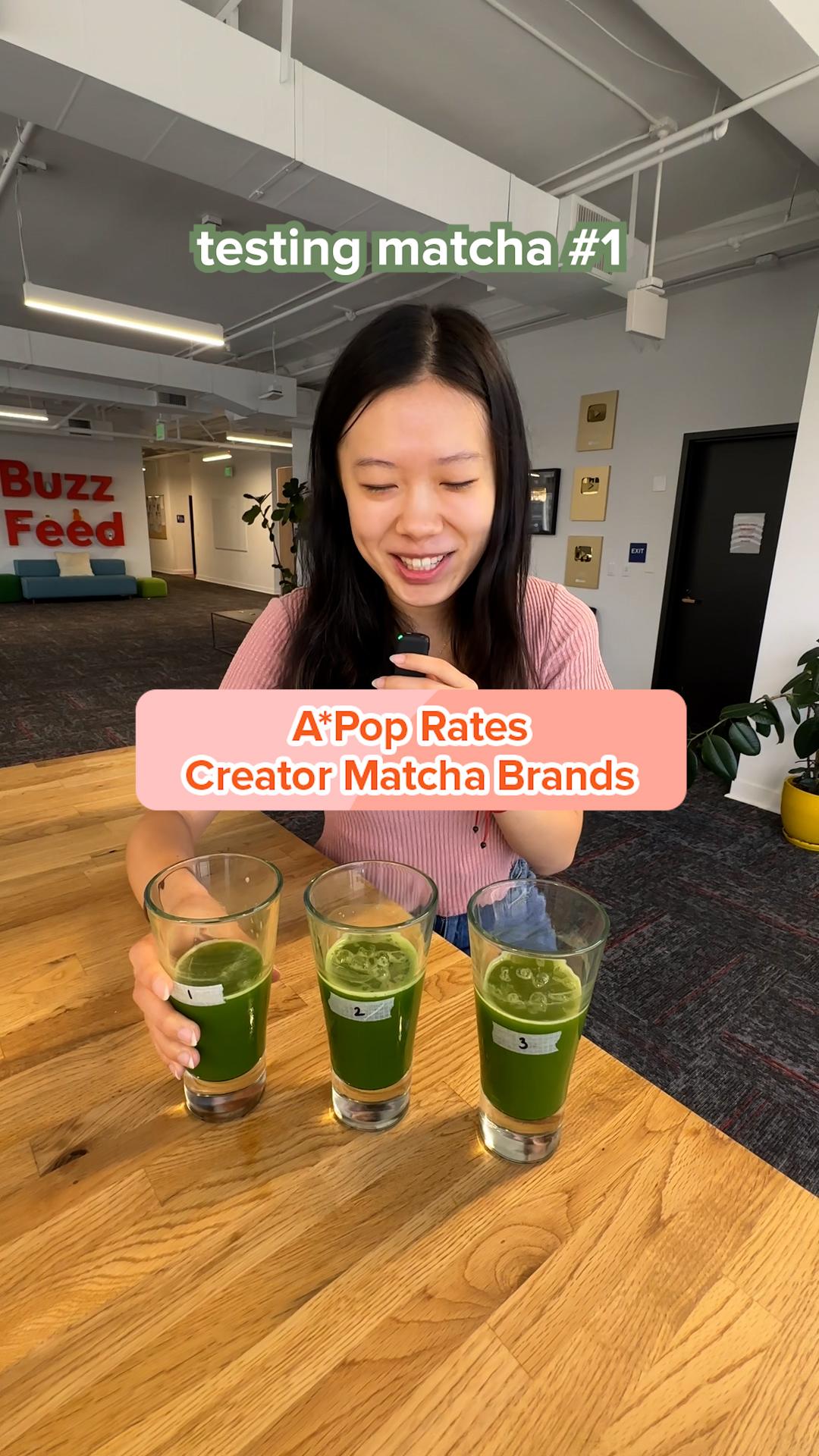 A*Pop Rates Influencer Matcha Brands