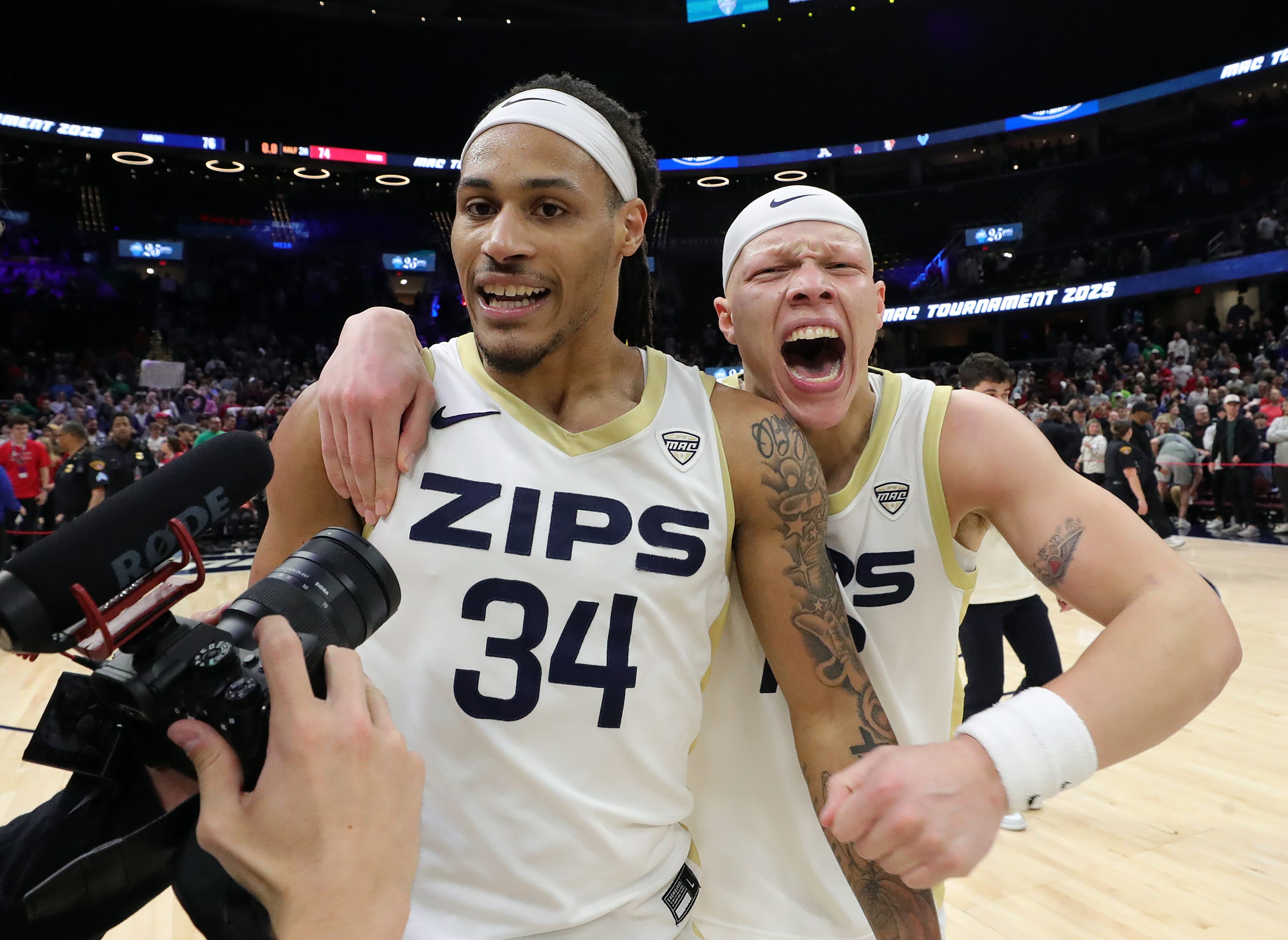 'Wow, what a game': Nate Johnson leads Akron men's basketball to MAC ...