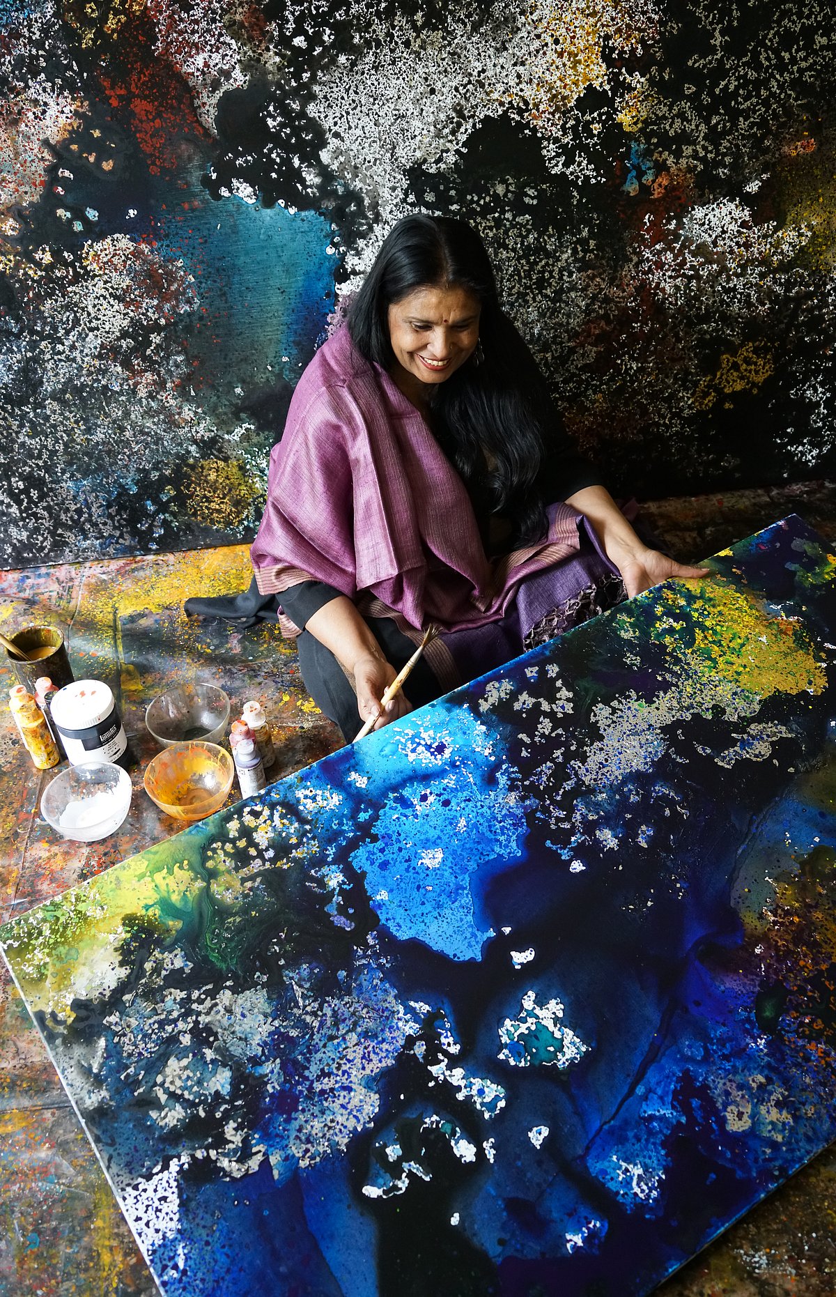 'Spacescapes': Indian Painter Sujata Bajaj Shares Her Journey Into The Cosmic Abstractions