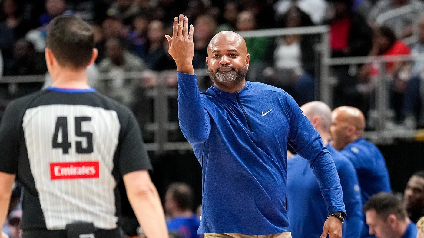 Pistons' J.B. Bickerstaff goes on fist-slamming rant over officiating ...