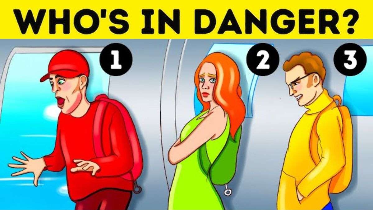 Hard IQ Brain Teasers: Spot Who Is In Danger? Only 1% With Visual ...