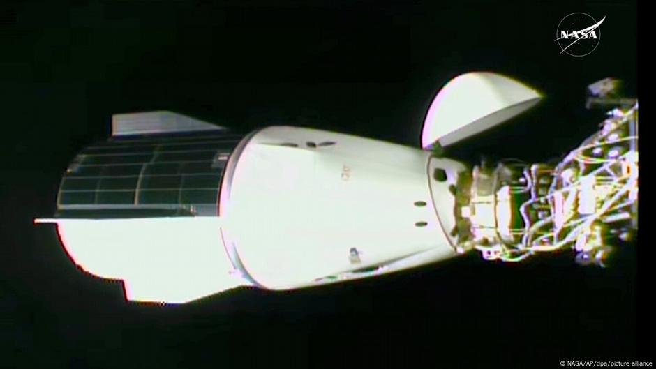 SpaceX capsule for stranded astronauts docks at ISS