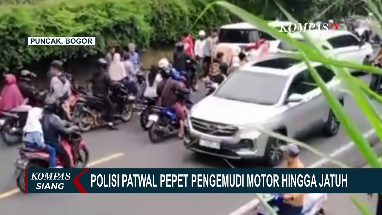 Viral Polisi Patwal Pepet Pesepeda Motor, Polisi: Sudah Dicopot dari ...