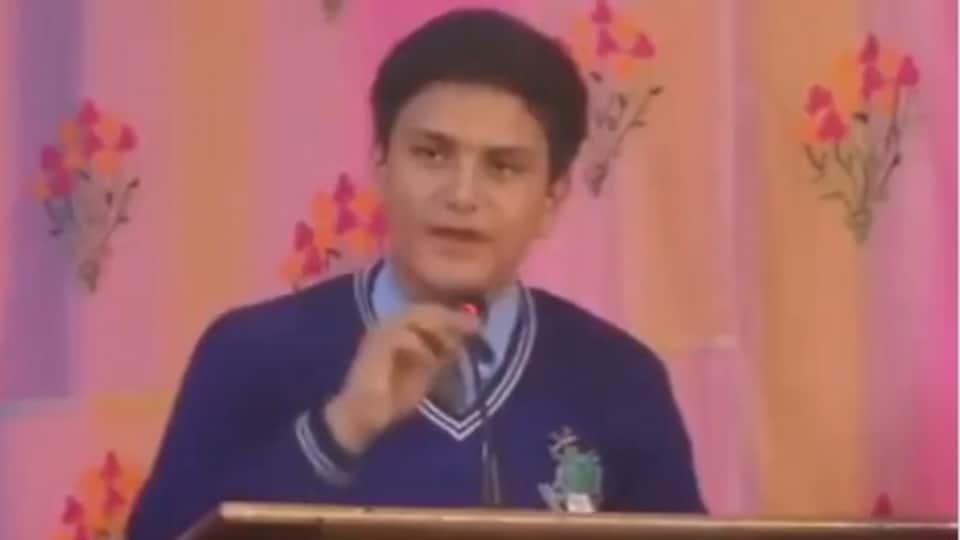 Viral video: Nepali student gives fiery speech on 'corruption ...