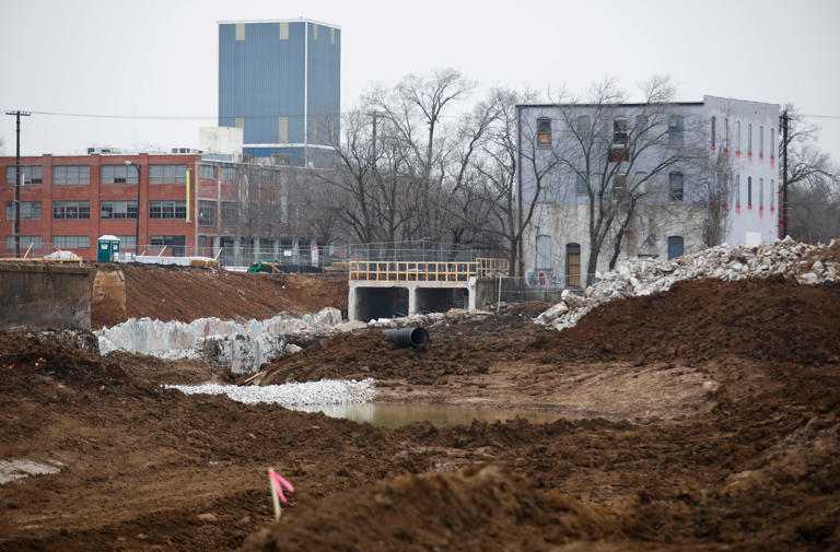 Jordan Creek daylighting project underway in downtown Springfield. What ...