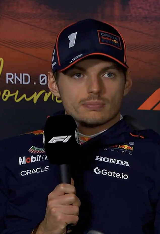 Awkward moment Max Verstappen addresses George Russell feud after ...