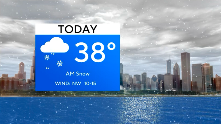 Cold temperatures return with morning snow to Chicago area