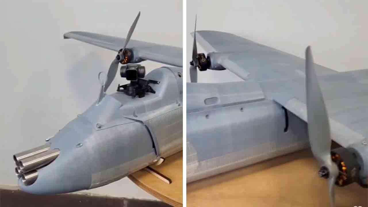 Video: Ukrainian drone armed with a four-barrel shotgun designed to ...