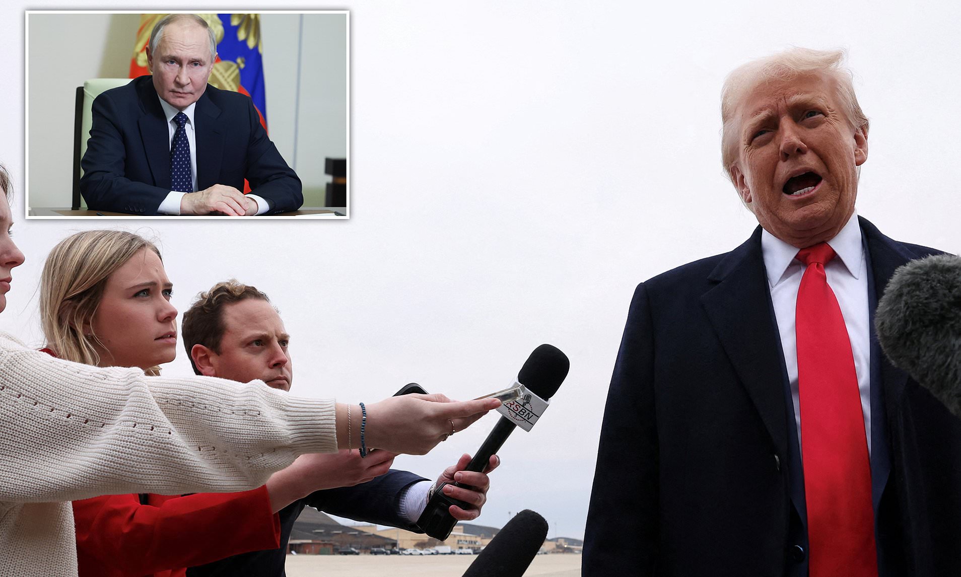 Trump rips apart the media over bombshell story about Putin