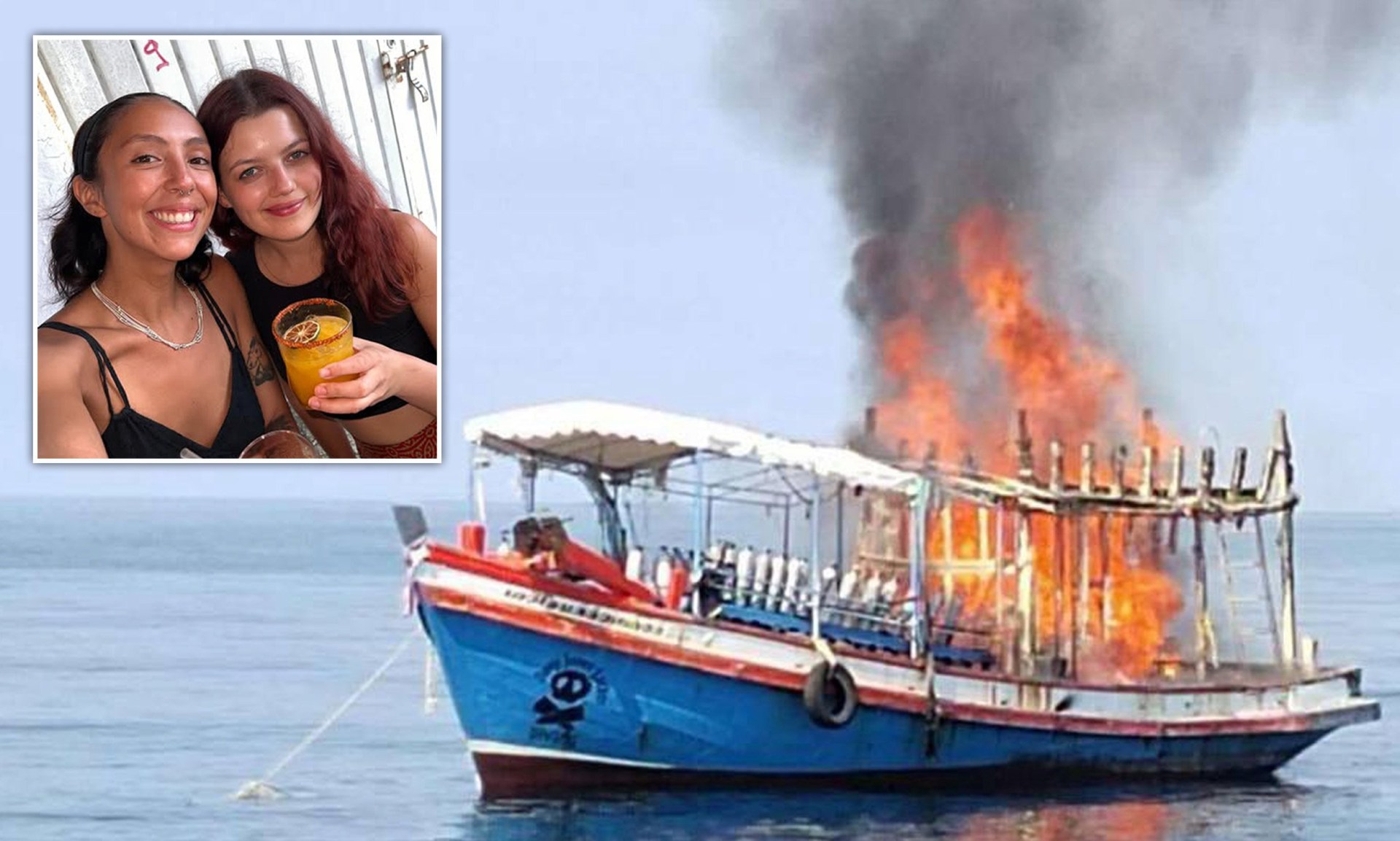 British tourist missing after fire rips through diving boat off Thai island