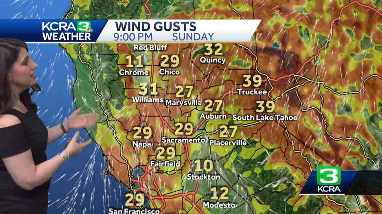 Northern California forecast: More rain, snow and wind Sunday night