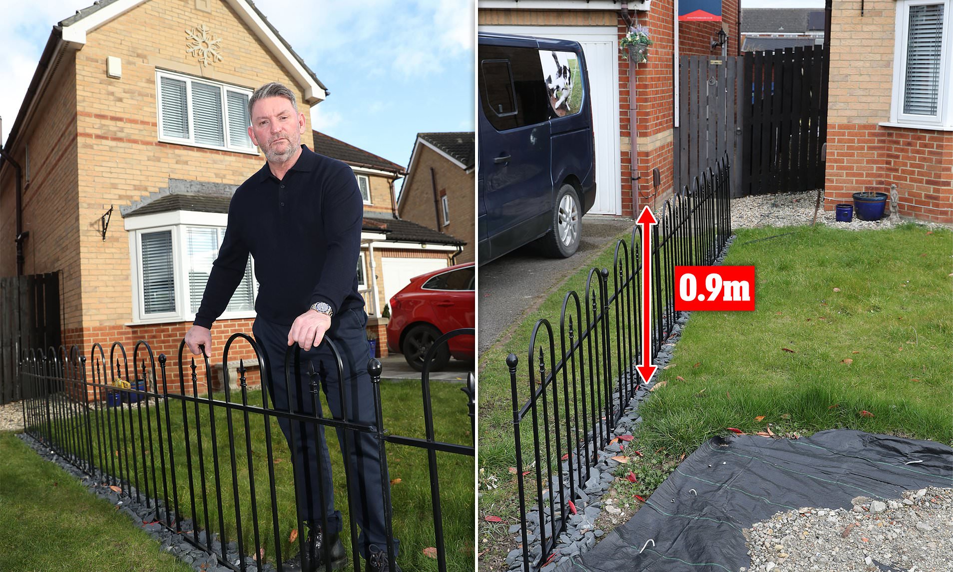 I'm furious after council said my 0.9m garden fence was TOO HIGH