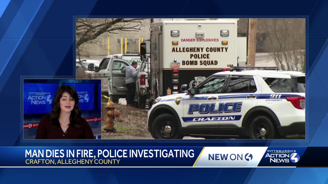 Police, bomb squad called following deadly house fire in Crafton