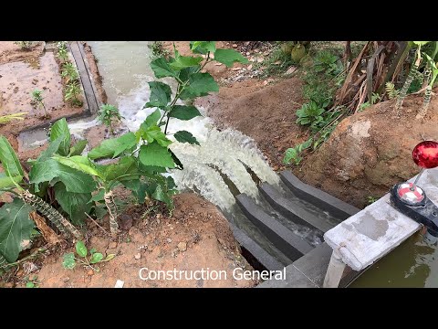Construction Of Mini Dams With Three Large Outlets