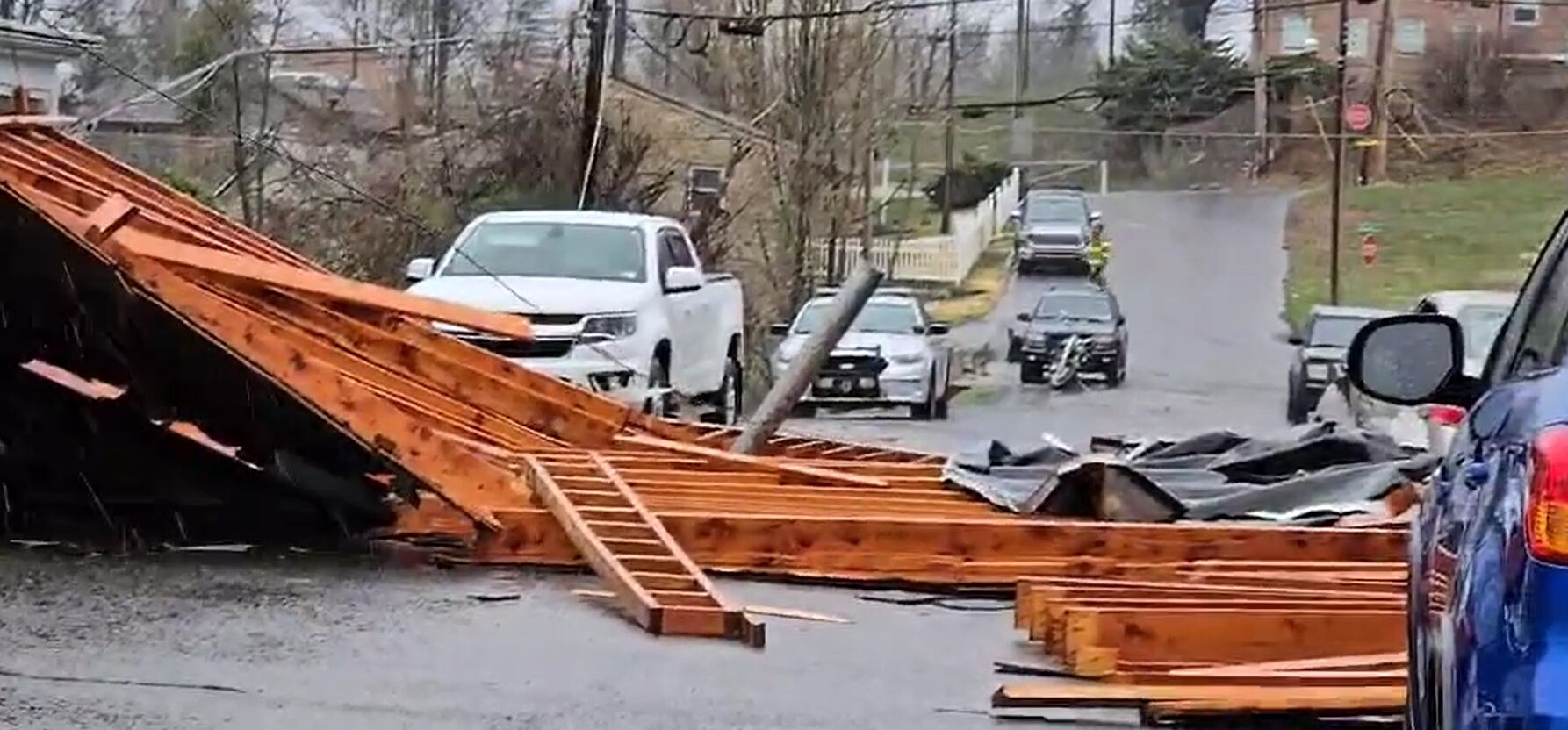 Multiple buildings damaged, thousands without power amid severe storms ...