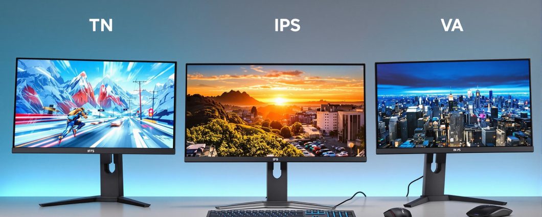 Monitor TN, IPS e VA: quale scegliere per il gaming?