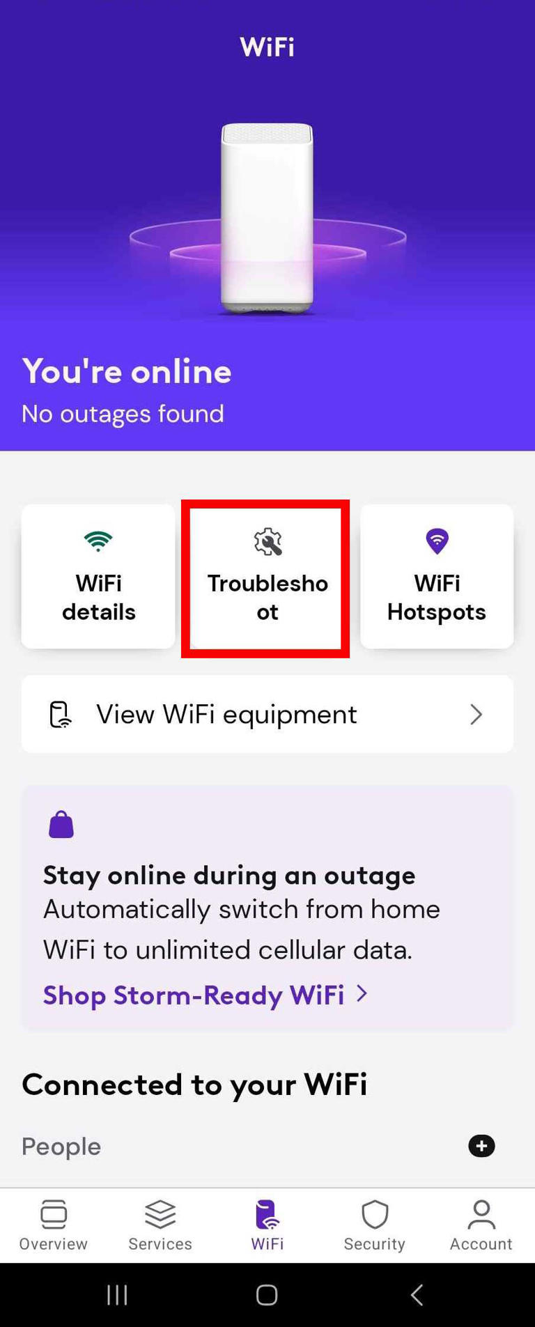 Xfinity router: What does the white blinking light mean?