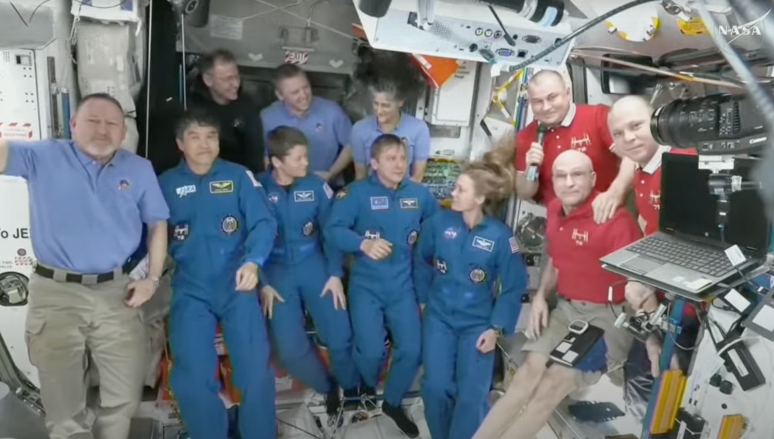 'Alien' spotted on board ISS as stranded astronauts prepare for return ...