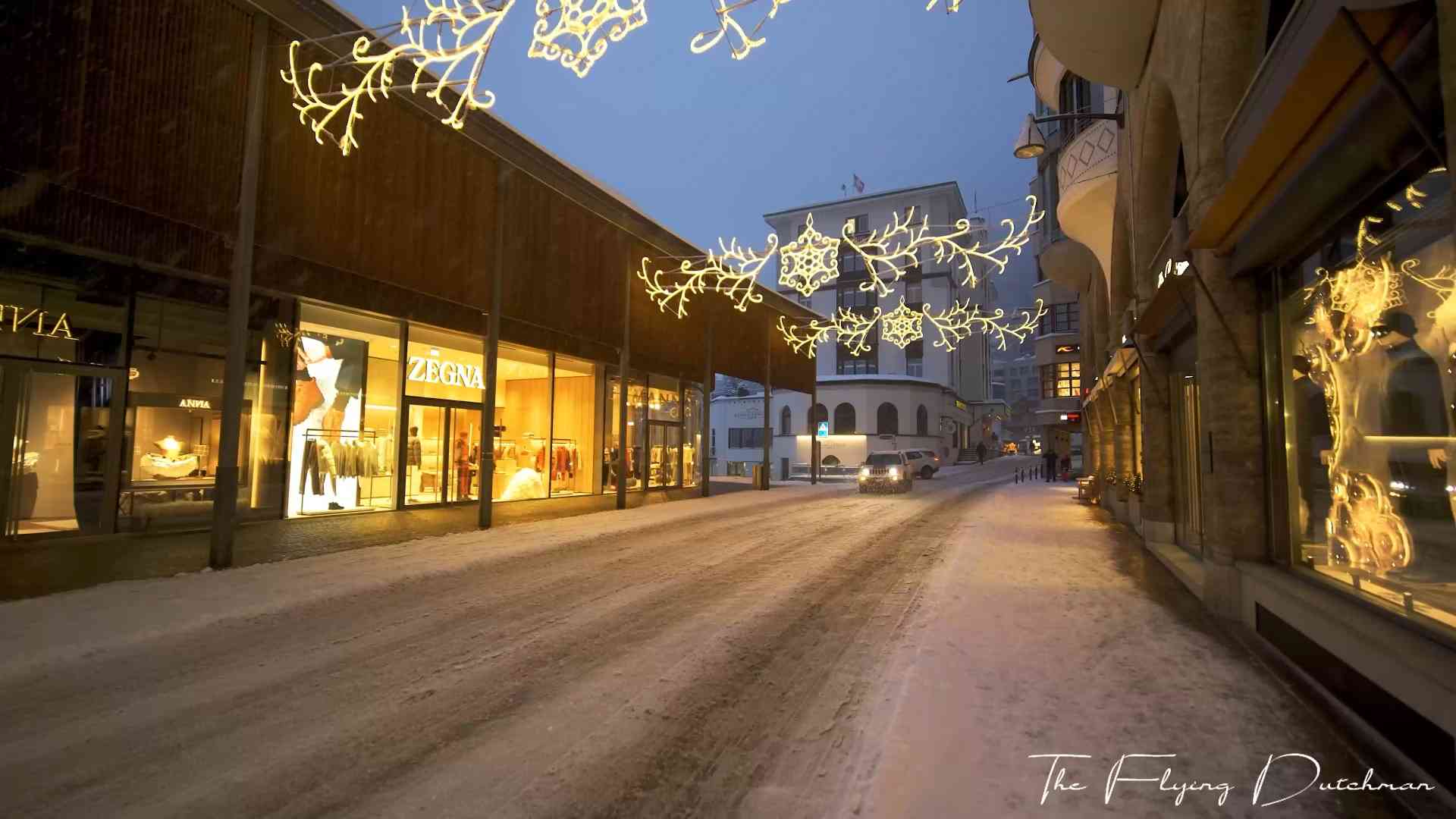 A Fairytale Christmas in St. Moritz – Festive Evening Walk in ...