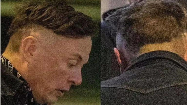 Elon Musk brings back his viral 'Hitler haircut' in new photo; internet ...