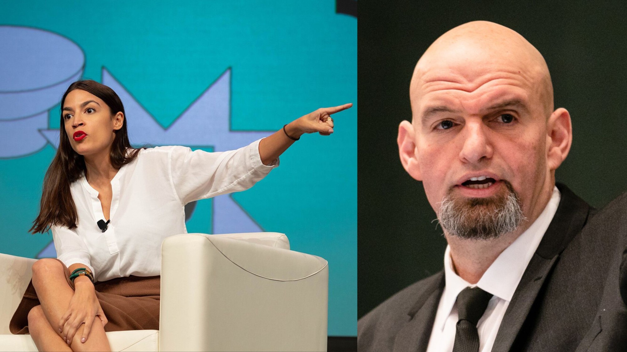 Democratic Divide: Fetterman Dismisses Ocasio-Cortez's Outrage Over ...