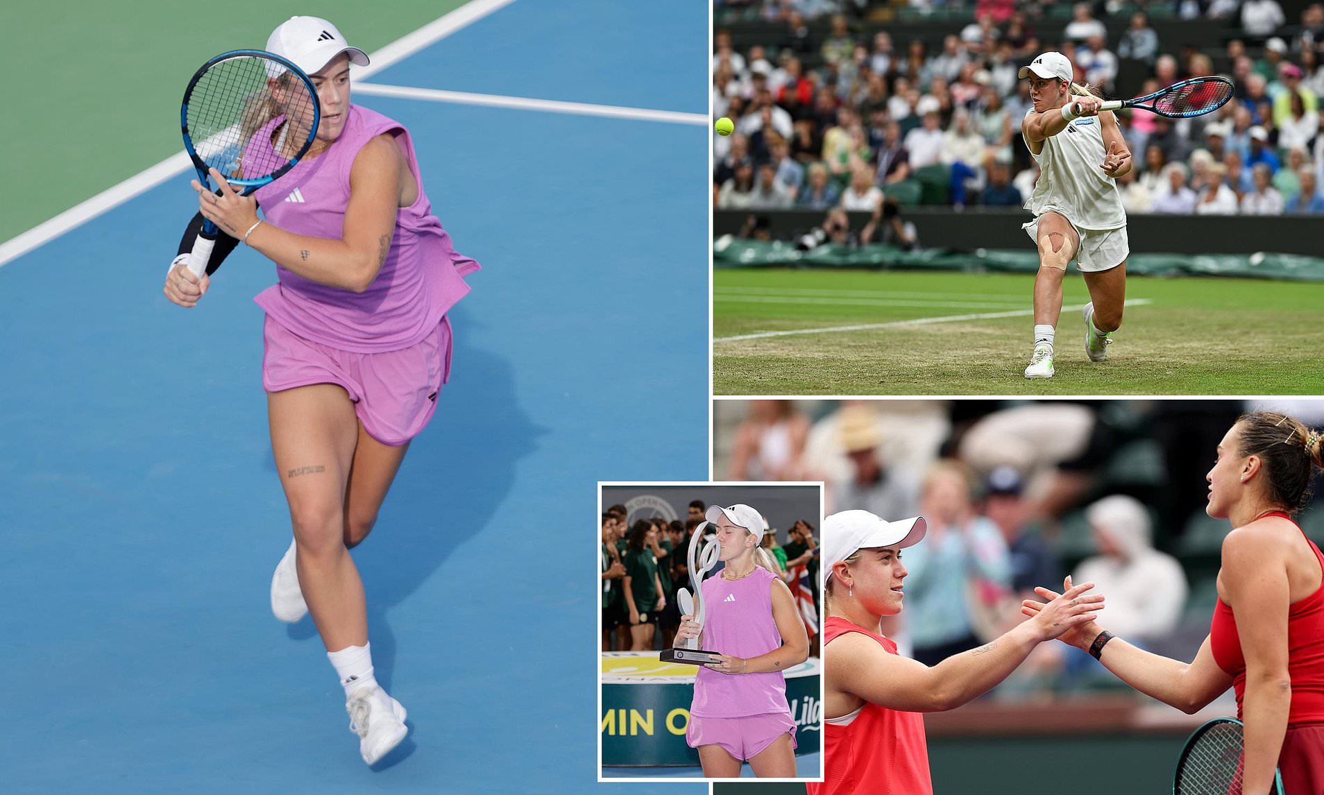 Meet the rising British tennis star who despite standing at just 5ft ...