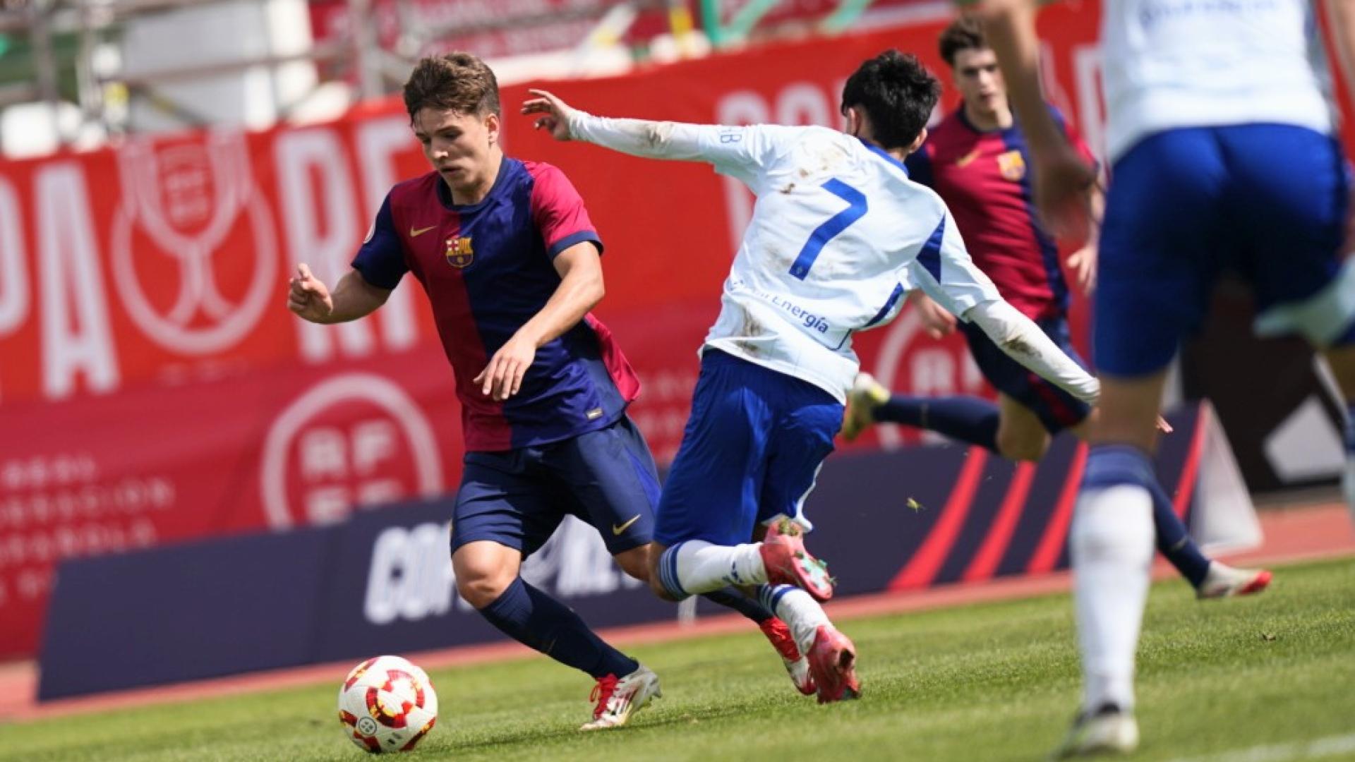 Final de la Copa del Rey juvenil Real Zaragoza-FC Barcelona, en directo
