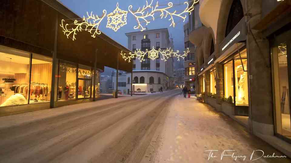 St. Moritz - A Magical Christmas Evening Walk Tour in St. Moritz ...