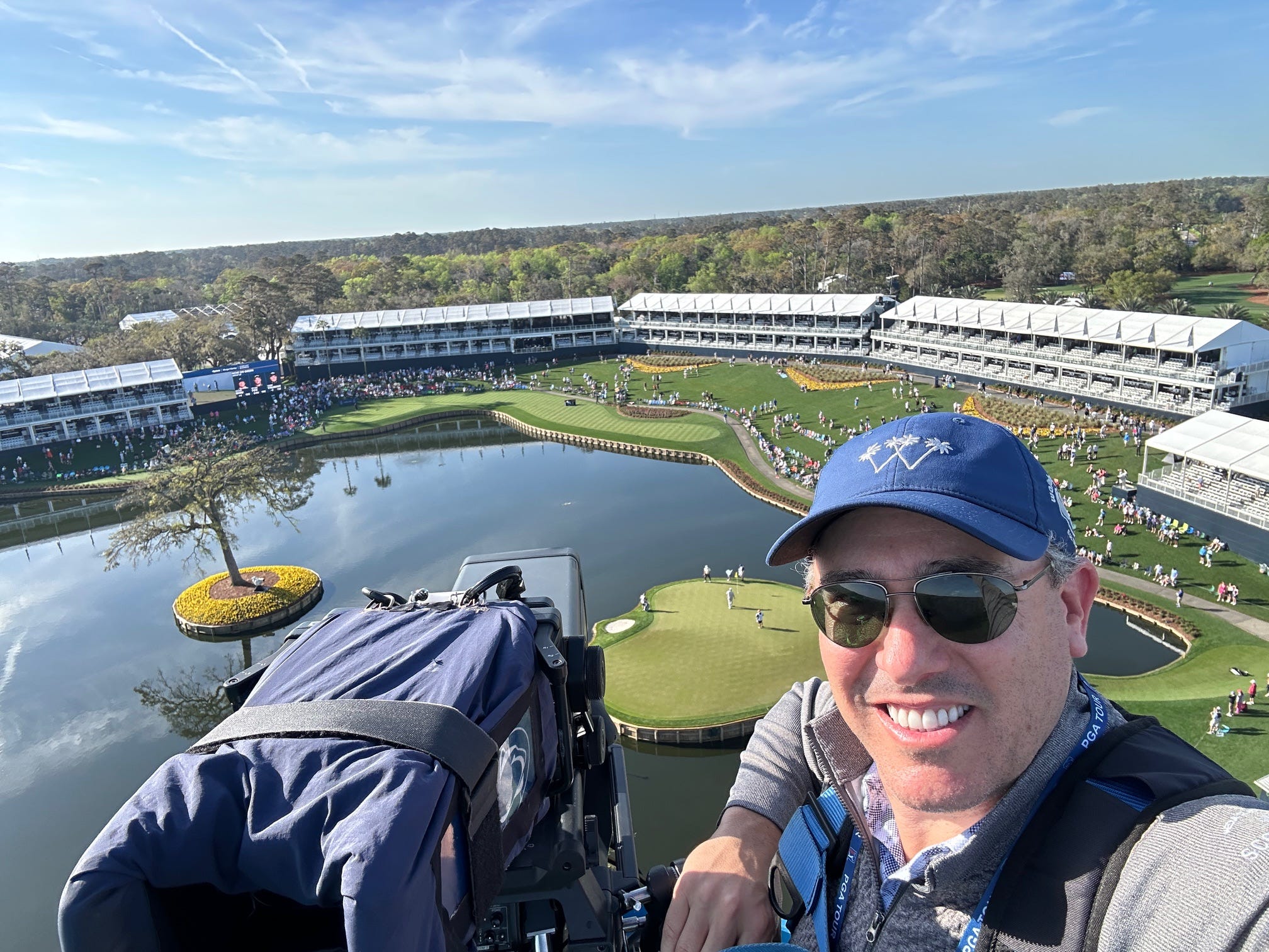 Office in the sky: My crash course as a camera operator 125 feet above ...