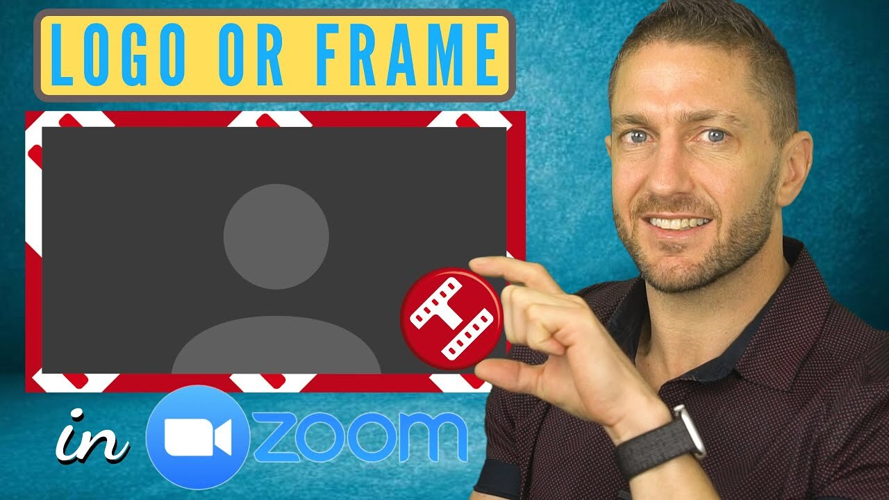 How to Add Logo in Zoom | Custom Video Filters, Frames & Stickers | NEW ...