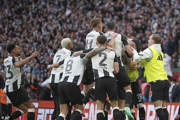 Liverpool 1-2 Newcastle: Magpies end 70-YEAR wait for domestic ...