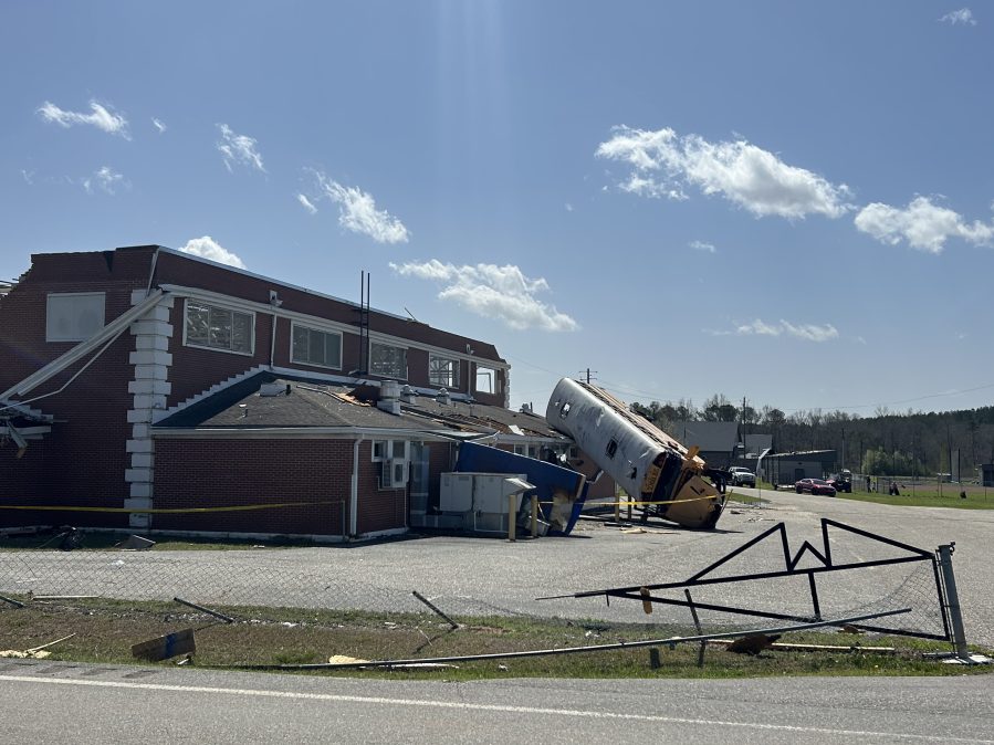 Central Alabama tornado damage confirmed