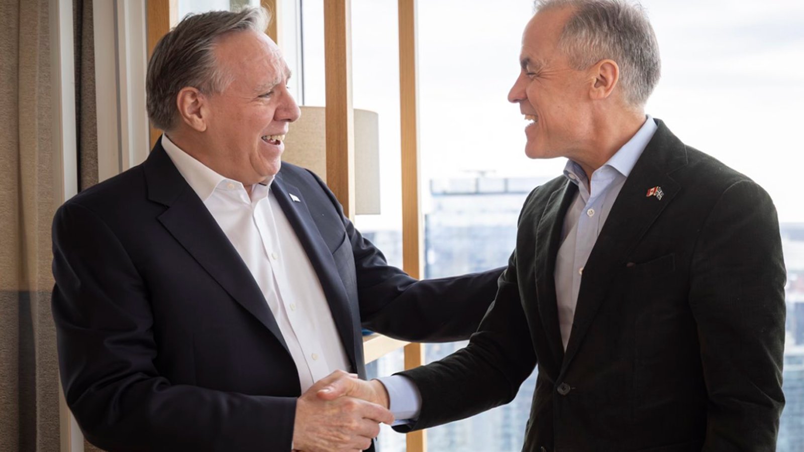 François Legault a rencontré Mark Carney et il lui a parlé de deux ...
