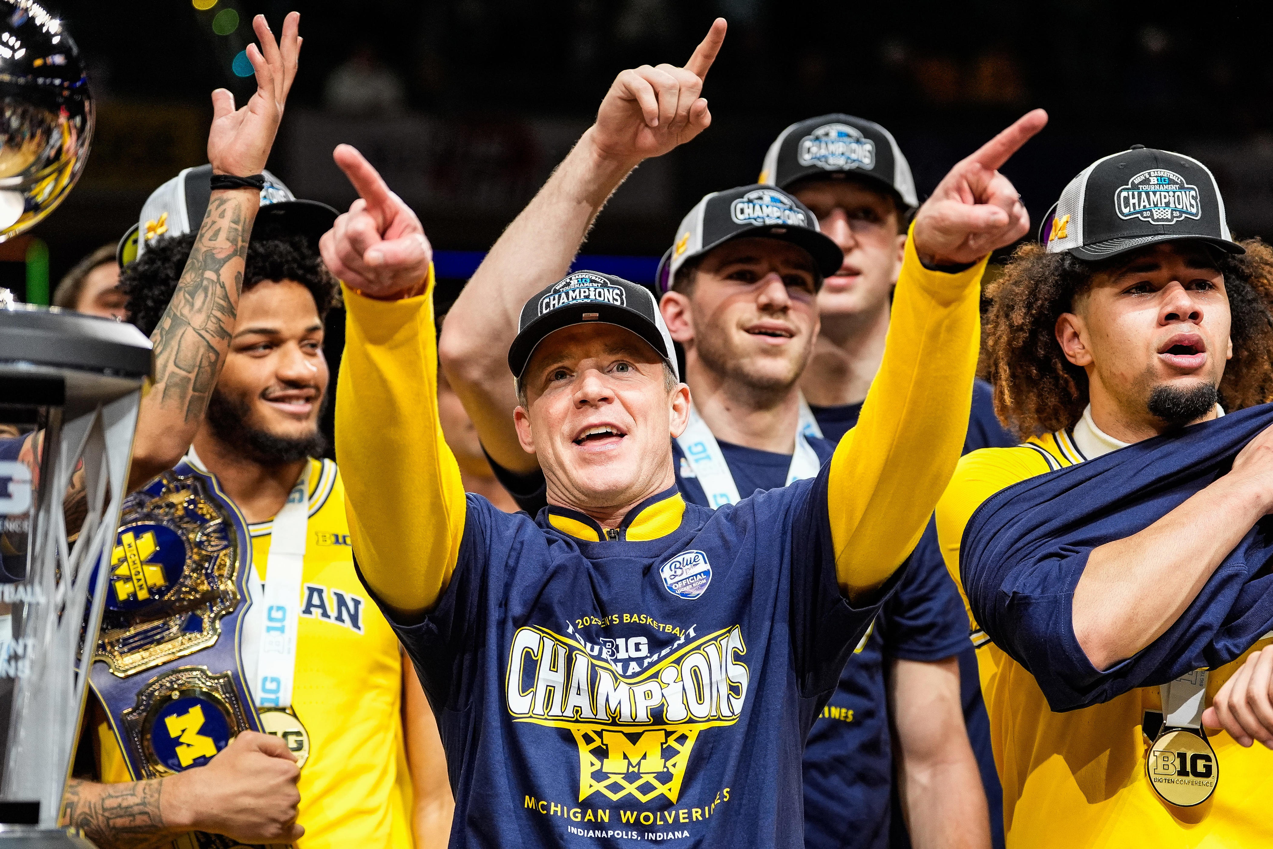 Michigan basketball coach Dusty May has one big gripe with sports betting