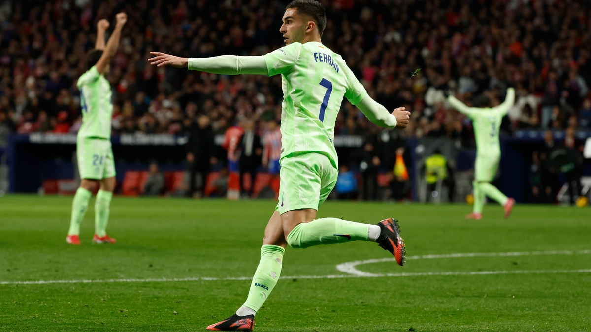 Ferran Torres se marca un doblete por los 100 partidos de Liga en el Barça