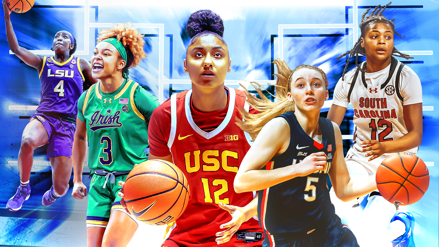 March Madness 2025 bracket: NCAA tournament women's teams