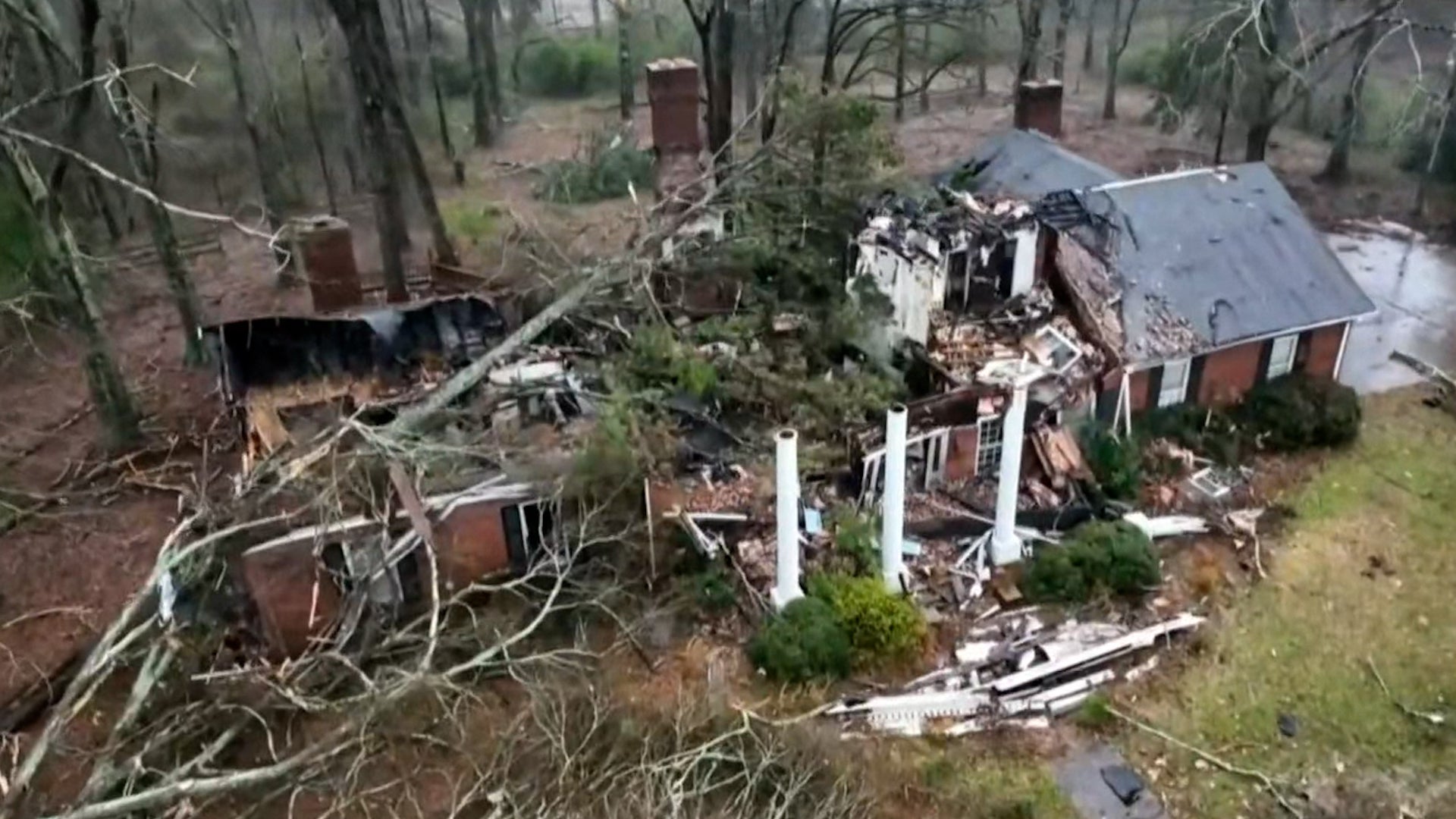 Tornado Damage Localized But Devastating In Gordo, Alabama