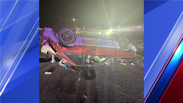 1 woman injured, drunk driver arrested following rollover crash