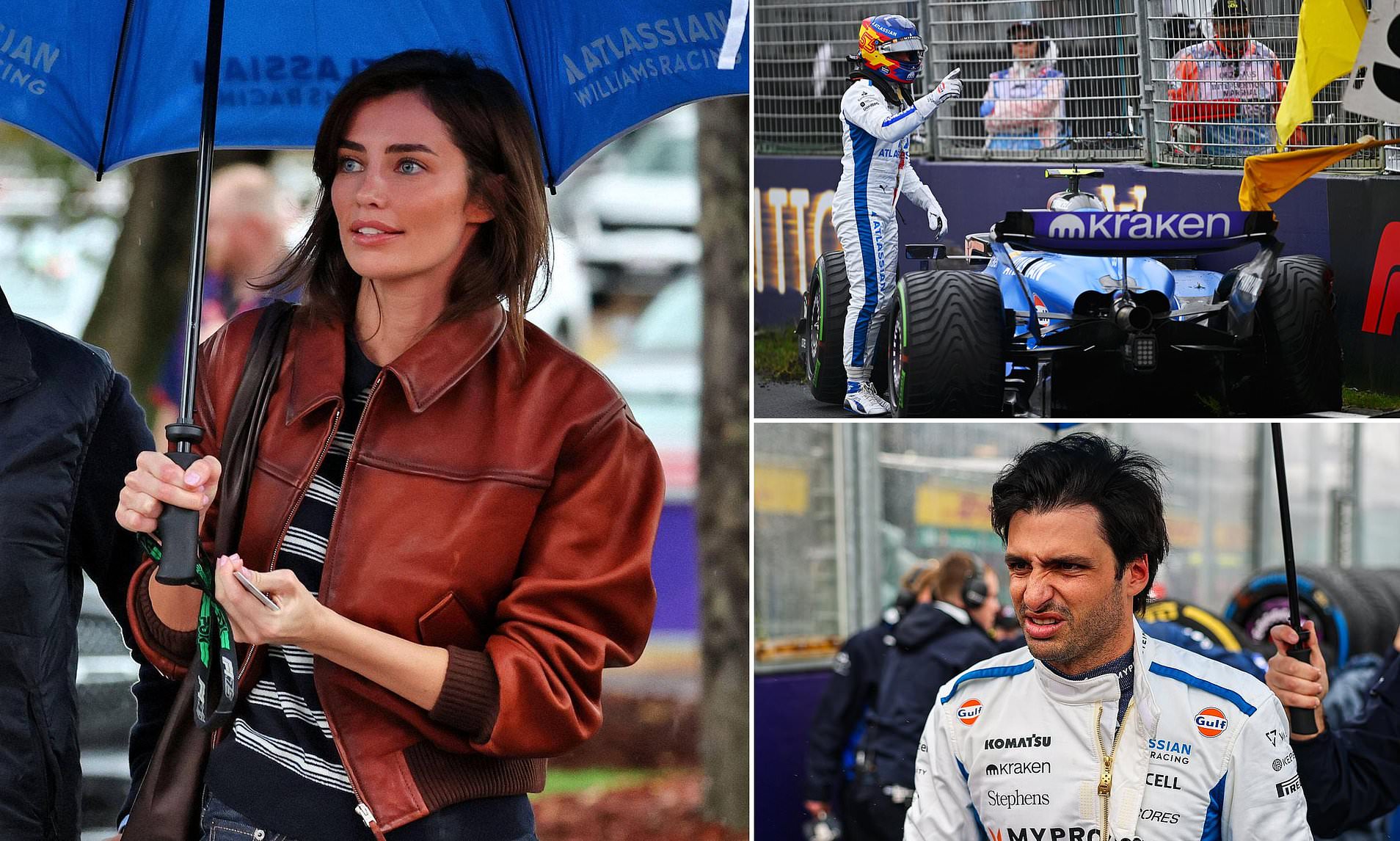 Catwalk queen Rebecca sets hearts racing at F1 Grand Prix