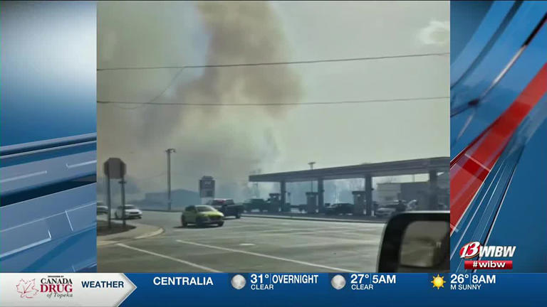 Topeka Fire Department provides support after Yates Center blaze